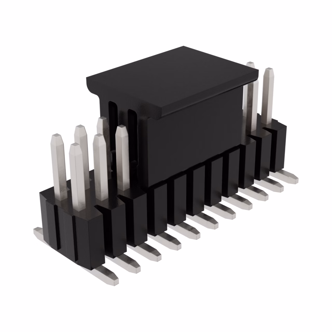 Slim-Grid Header, 22 Circuits, Surface Mount, Vertical, Unshrouded, 2.54µm Overall Tin (Sn) Plated, with Pick-and-Place Cap, Tube, Lead-Free for sale