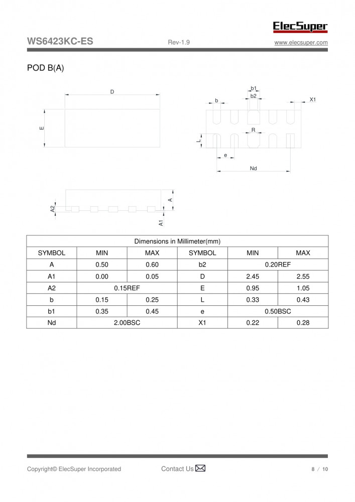 WS6423KC-ES datasheet page 8