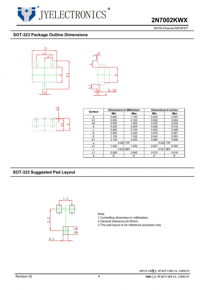 2N7002KWX datasheet page 4