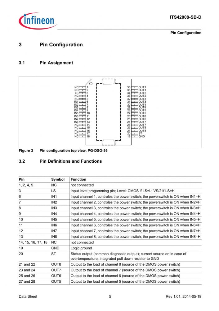 ITS42008SBDAUMA1 datasheet page 5