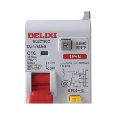Delixi Electric DZ47PLESC16 Miniature Residual Current Circuit Breaker