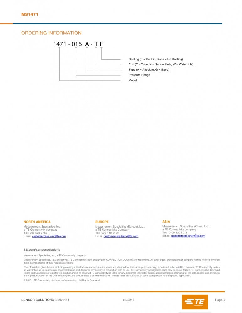 MS1471 datasheet page 5