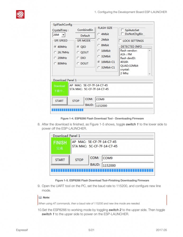 ESP8266 Quick Start Guide page 8