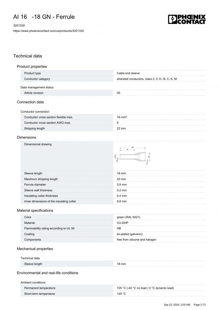 Phoenix Contact 3201330 product document page 2
