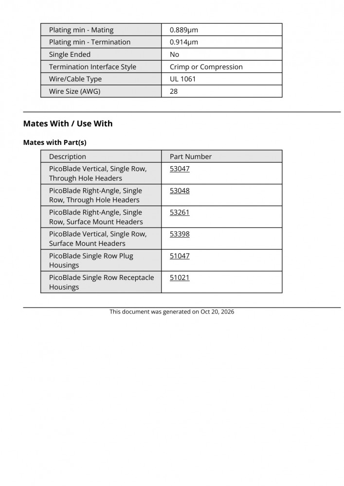 MOLEX 2181131000 product drawing page 3
