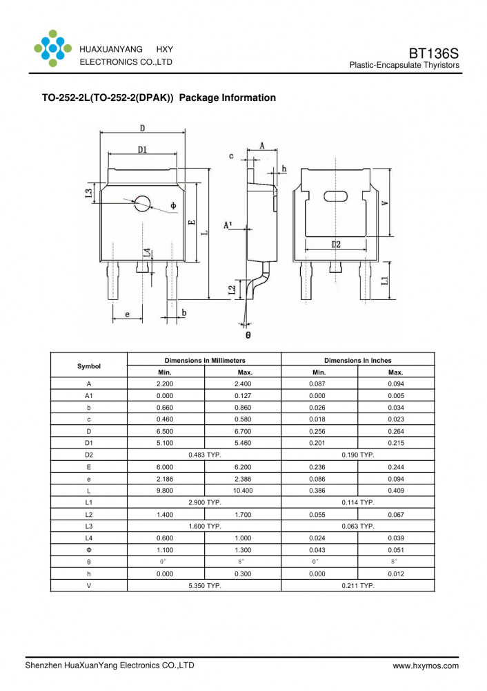 BT136S datasheet page 2