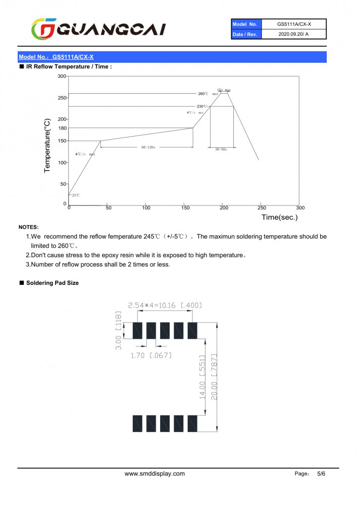 GS5111CR-G datasheet page 5