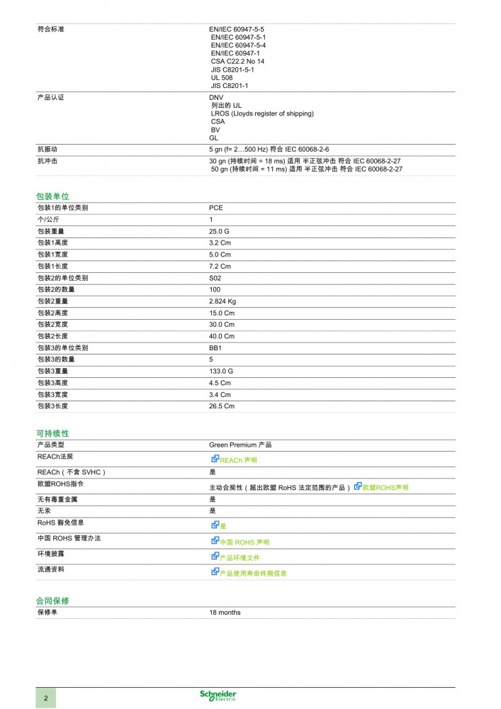 ZB4BH063 technical document page 2
