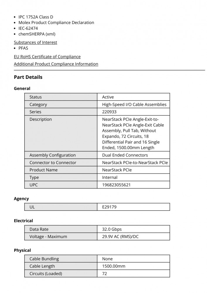 MOLEX 2209331500 technical document image 2