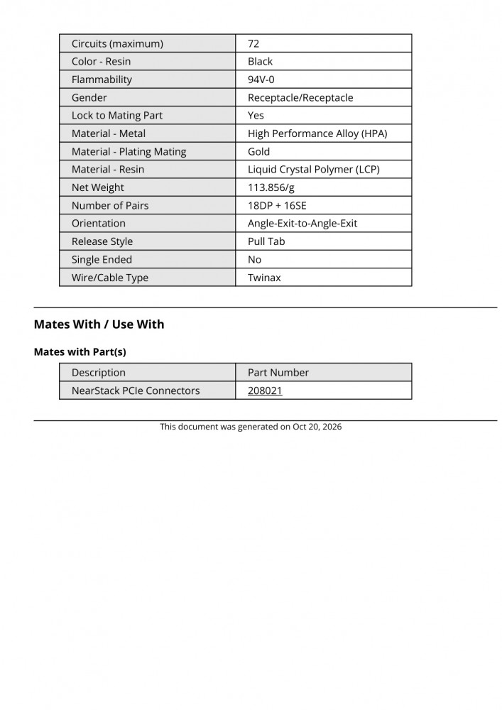 MOLEX 2209331500 technical document image 3