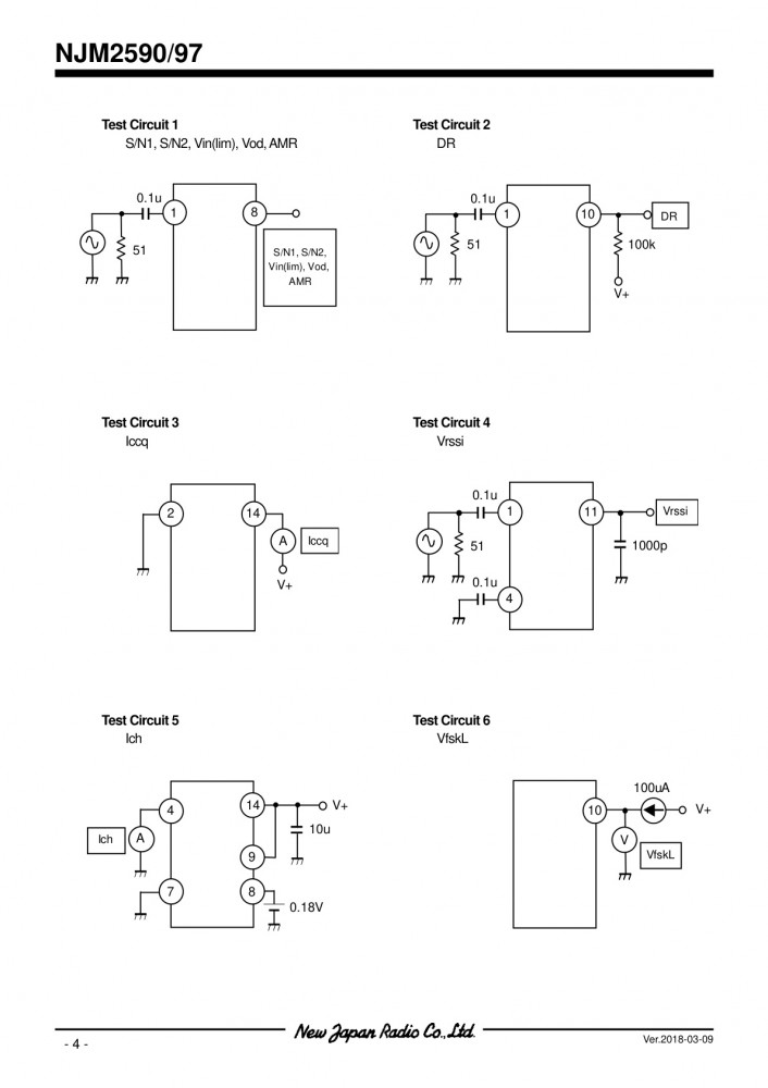 NJM2590 datasheet page 4
