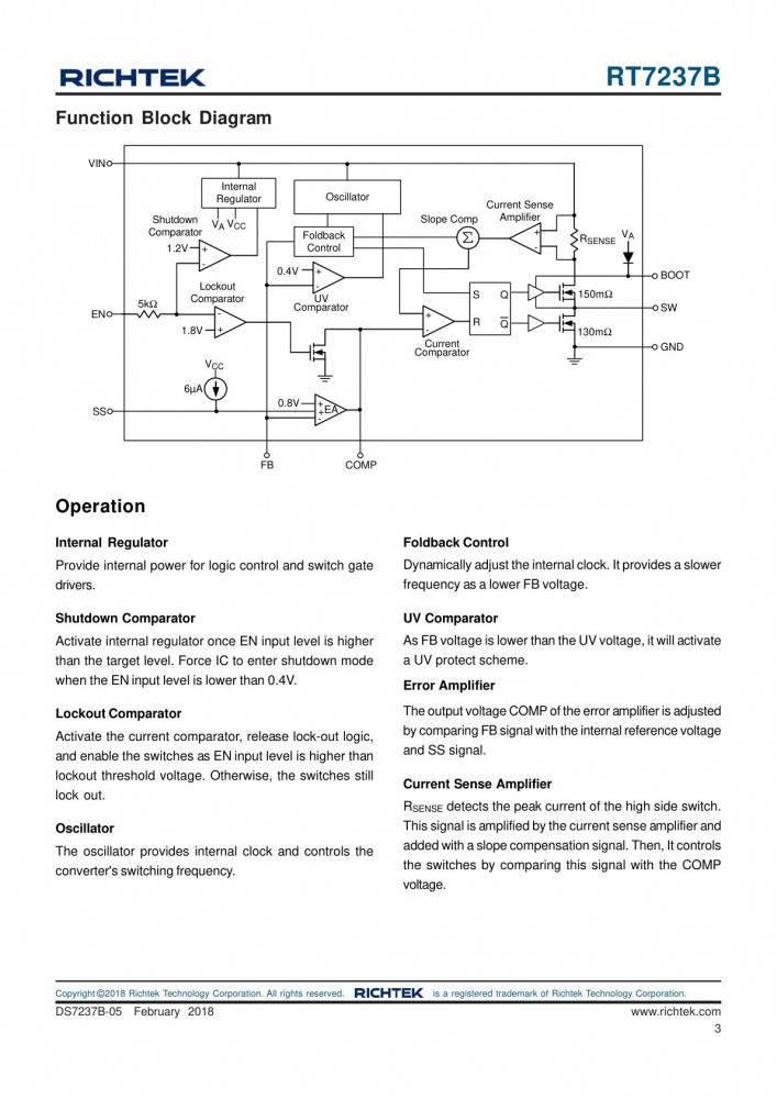 RT7237B datasheet page 3