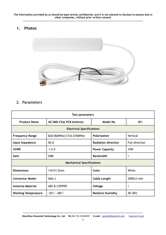 801-4G technical document page 3