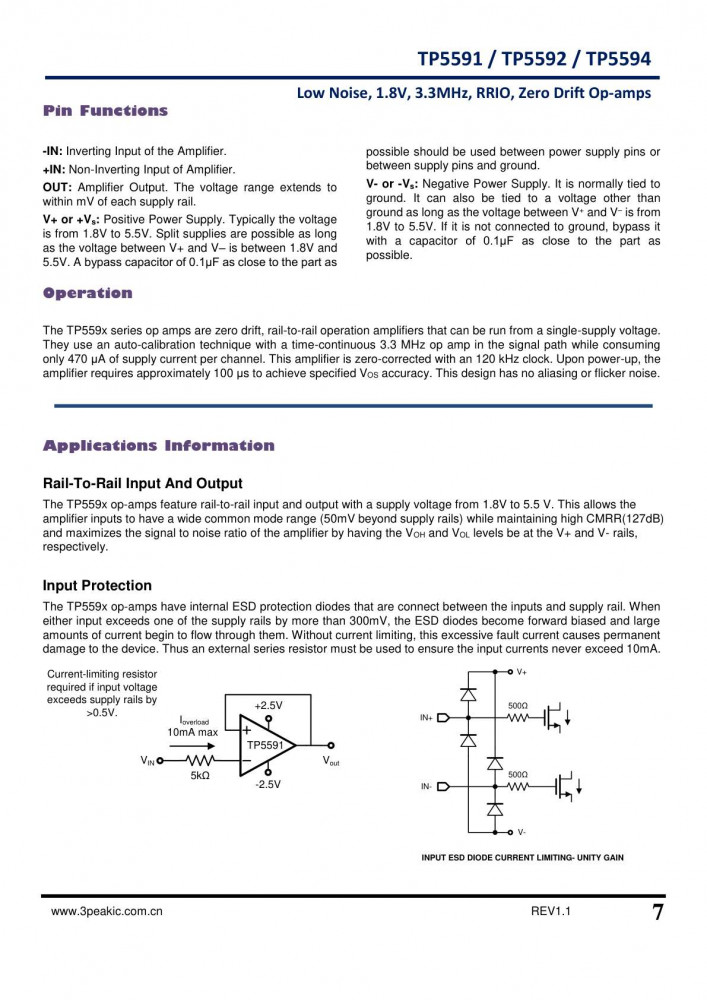 TP5592-SR datasheet page 7