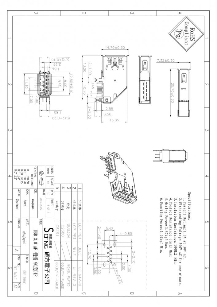 SOFNG U30-04 approval drawing page 3
