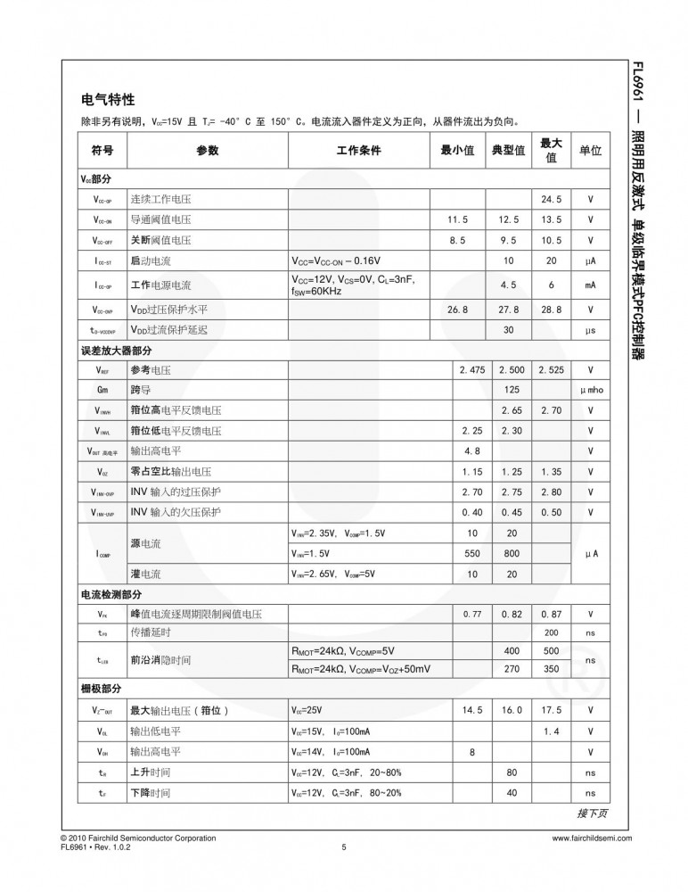 FL6961 datasheet page 6
