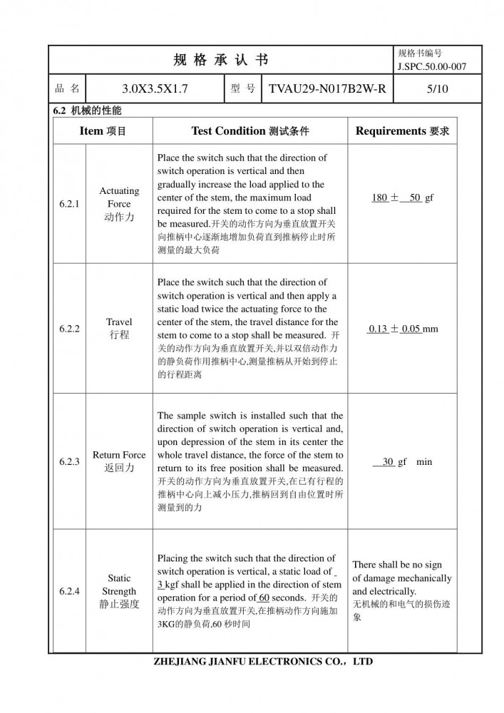 TVAU29-N017B2W-R specification page 6
