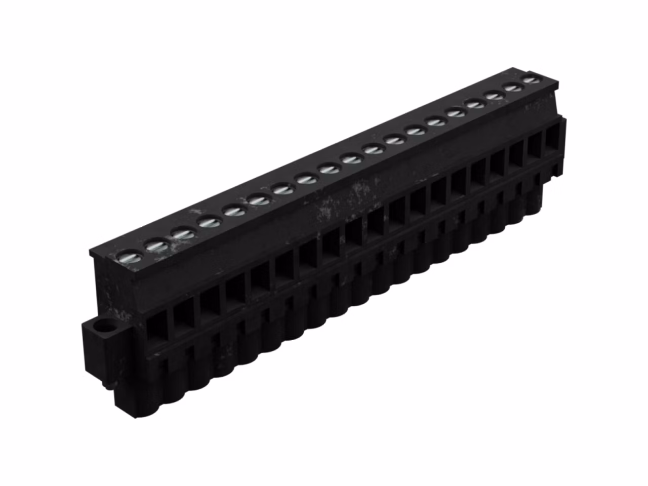 5.00mm Pitch Eurostyle Vertical Plug, with Retention Screws and Reverse Imprinting, Rear Wire Entry, Black, 19 Circuits for sale