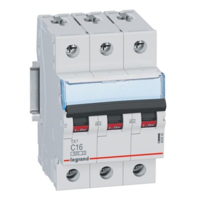 MCB TX3 6000A 3 pole 20A curve B