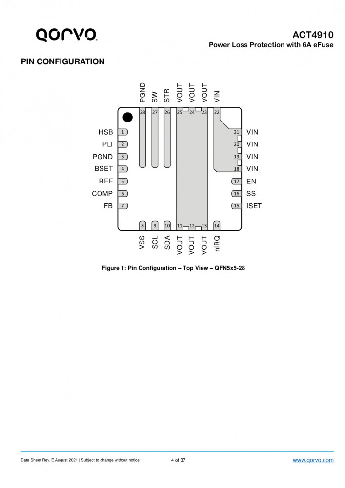 ACT4910QW123-T datasheet page 4