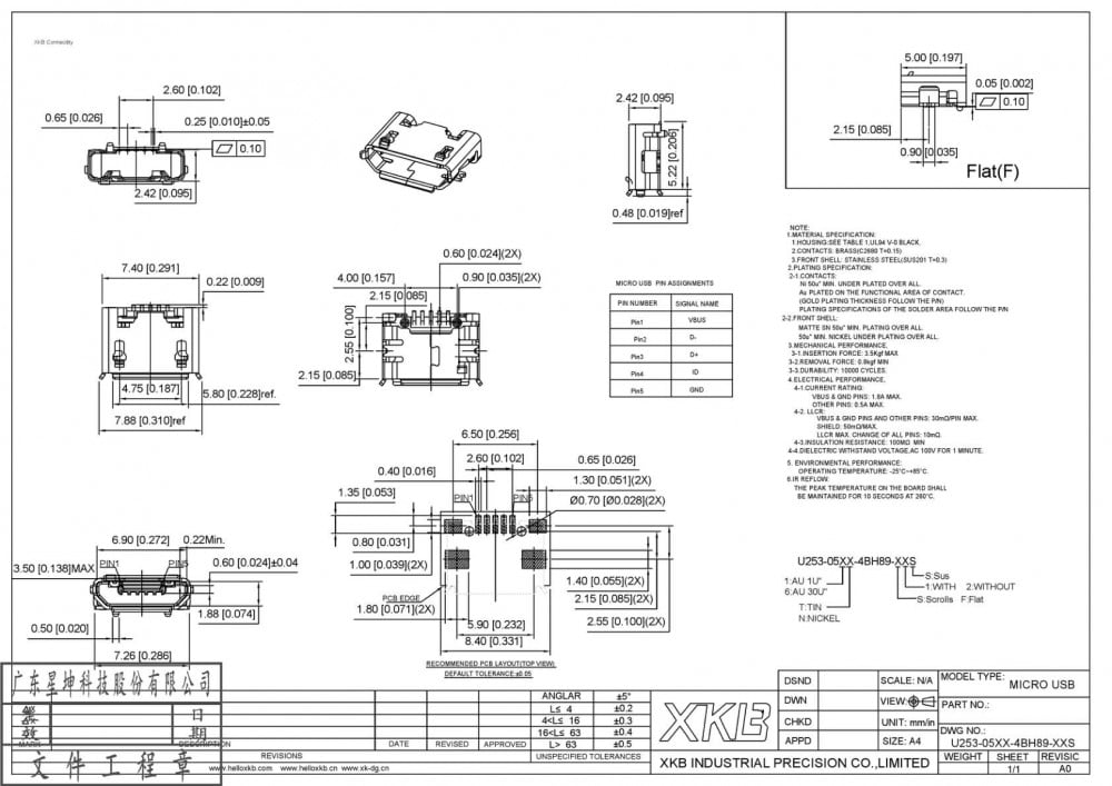 U253-051T-4BH89-F1S technical document preview
