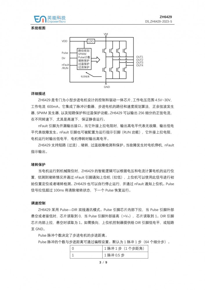 ZH6429 technical document page 3