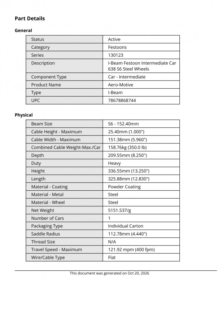 Technical document image 2 for Molex part 1301230135