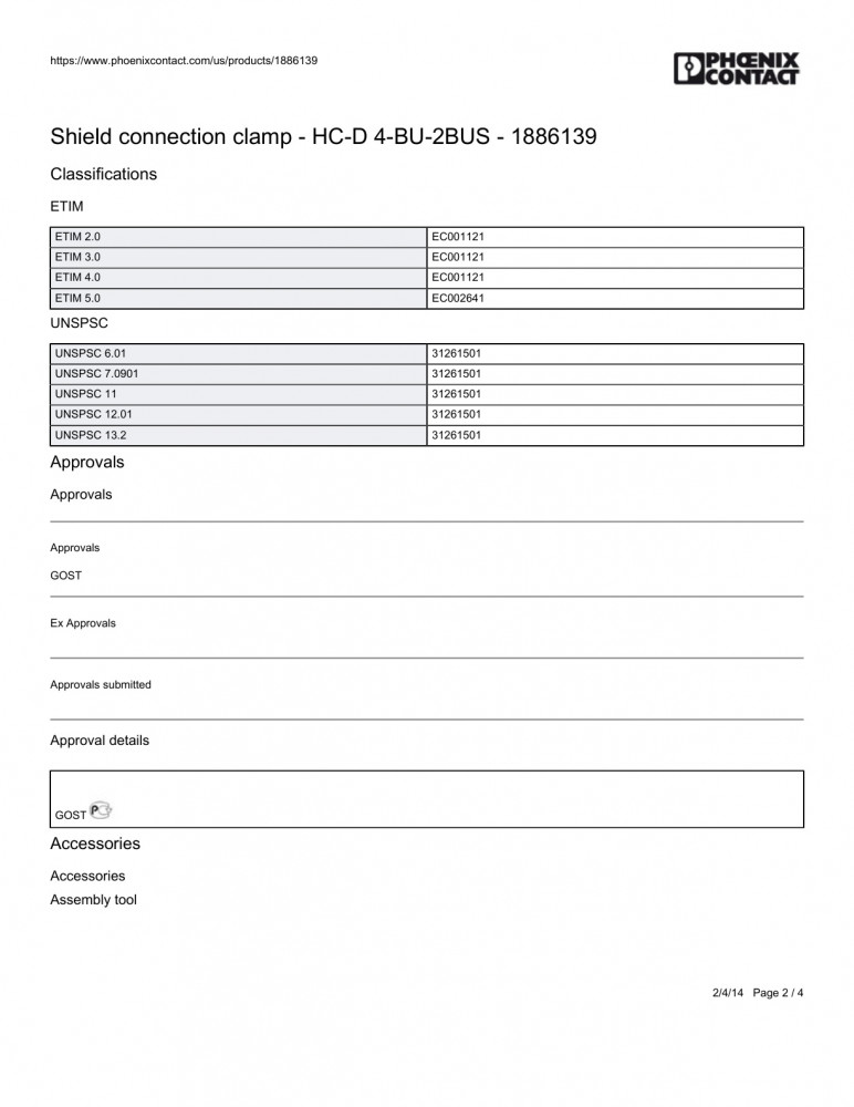 Phoenix Contact 1886139 product document page 2