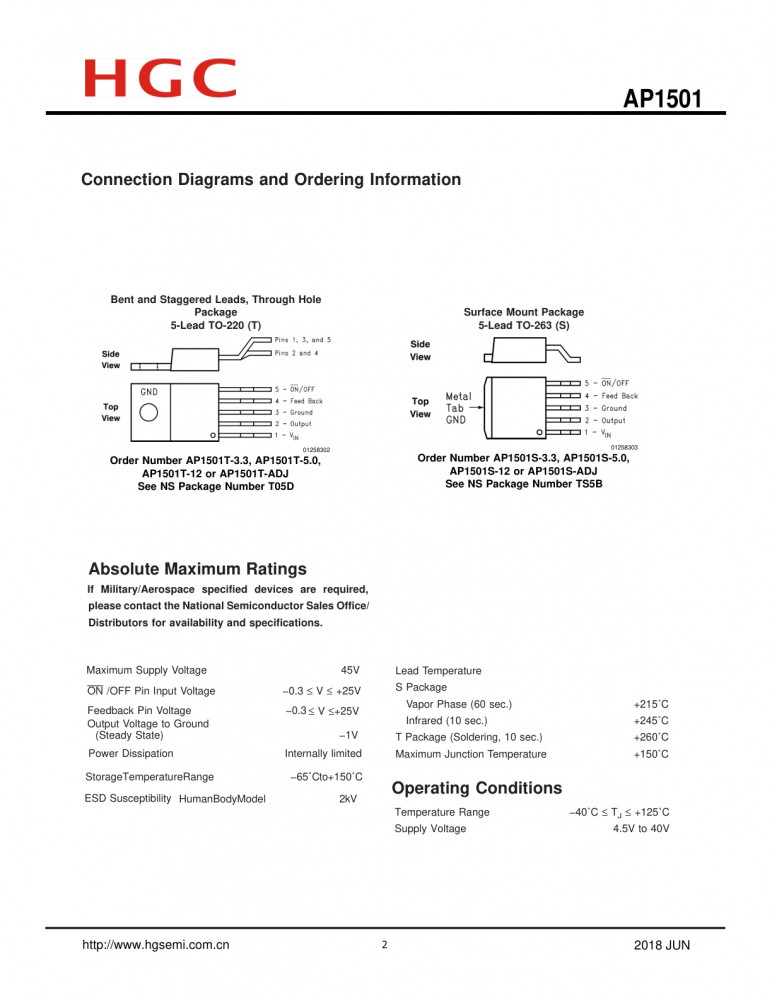 AP1501 datasheet page 2