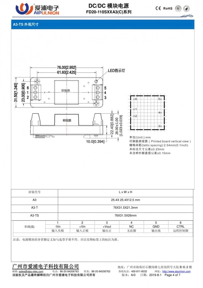 FD20-110S12A3C datasheet page 4
