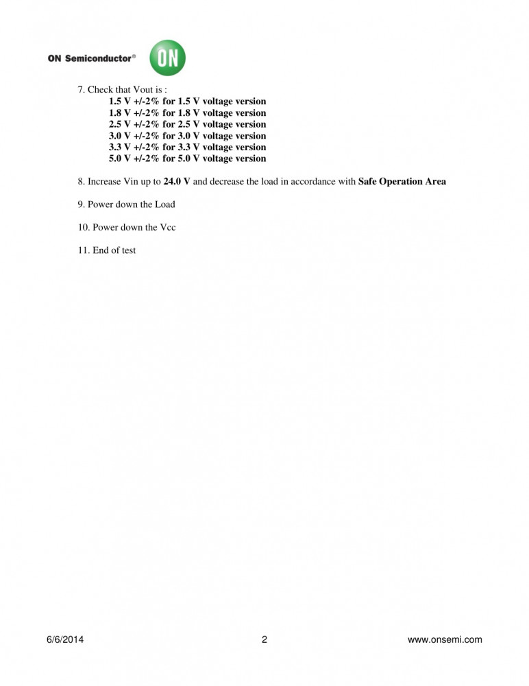 NCV8716MTTBGEVB technical document page 2
