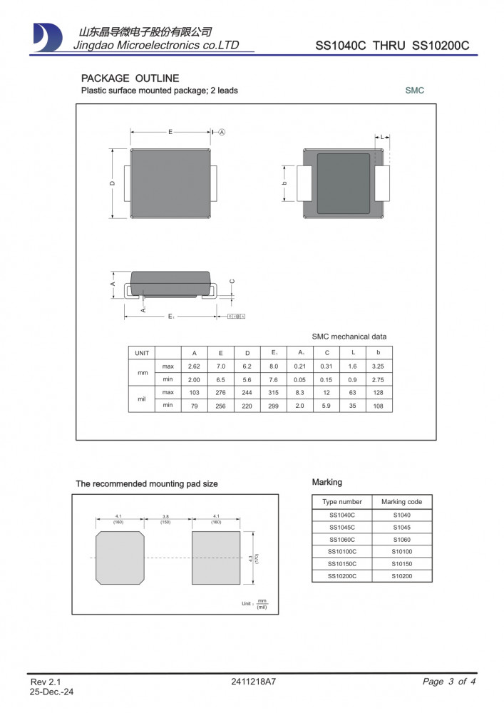 SS10200C datasheet page 3