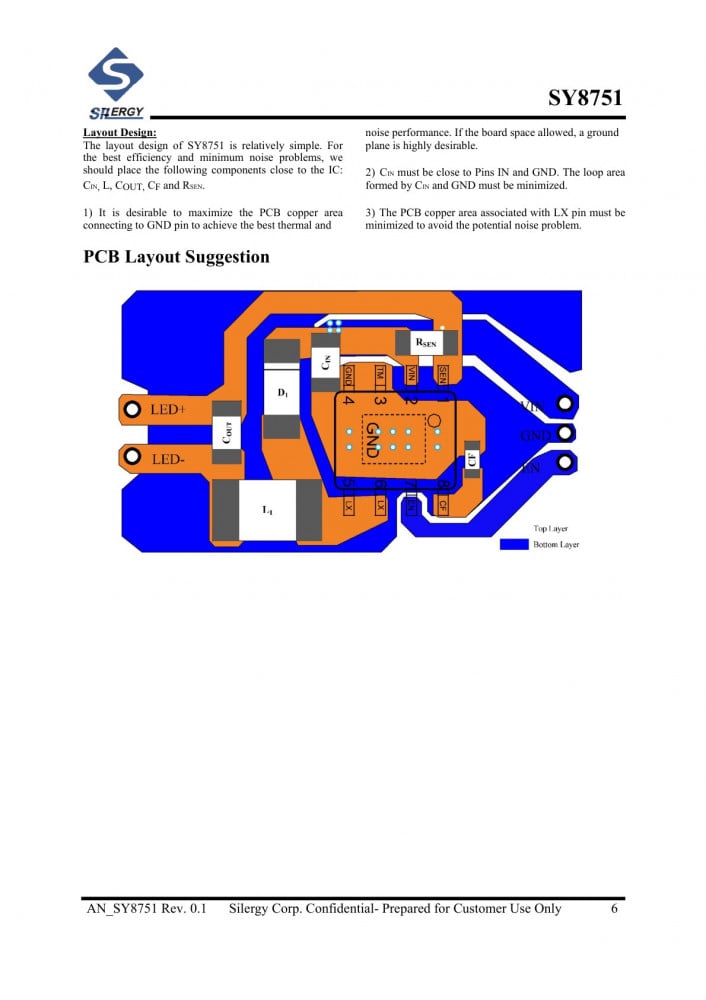SY8751FCC datasheet page 6