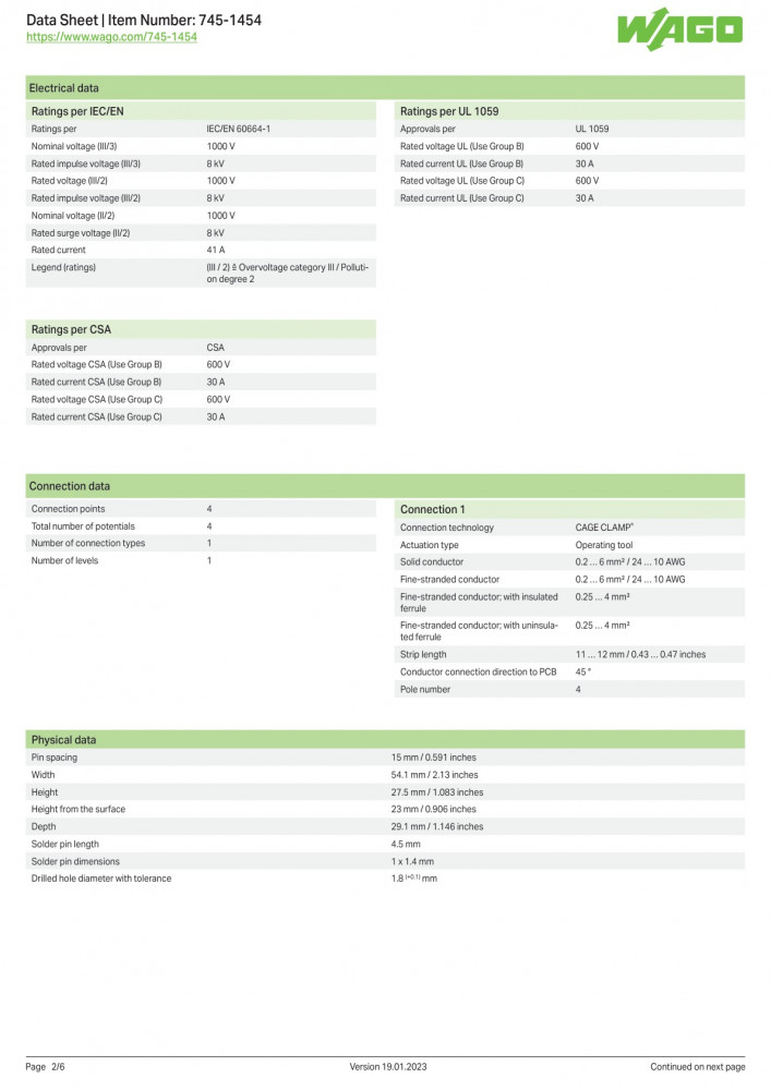 745-1454 technical document, page 2