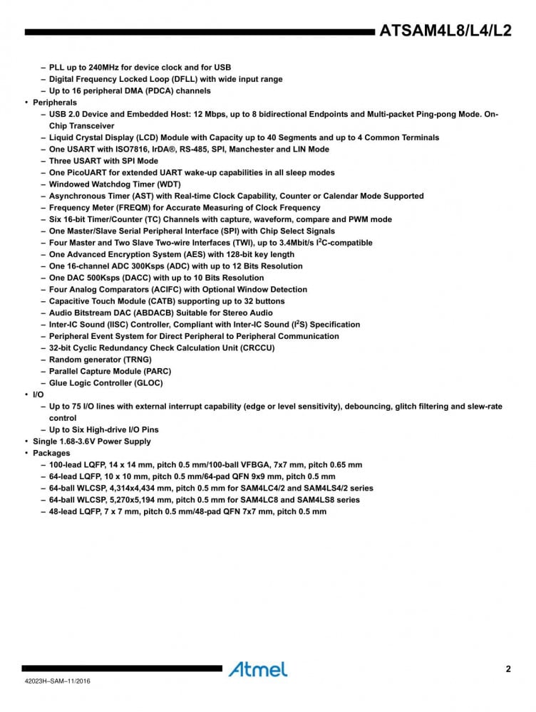 ATSAM4L-EK technical document page 2