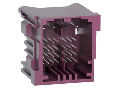 Spot-On Wire-to-Board Header with Nail, 2.00mm Pitch, Single Row, Vertical, 11 Circuits, with Potting Capability, Matte Tin (Sn) Plating, Blue