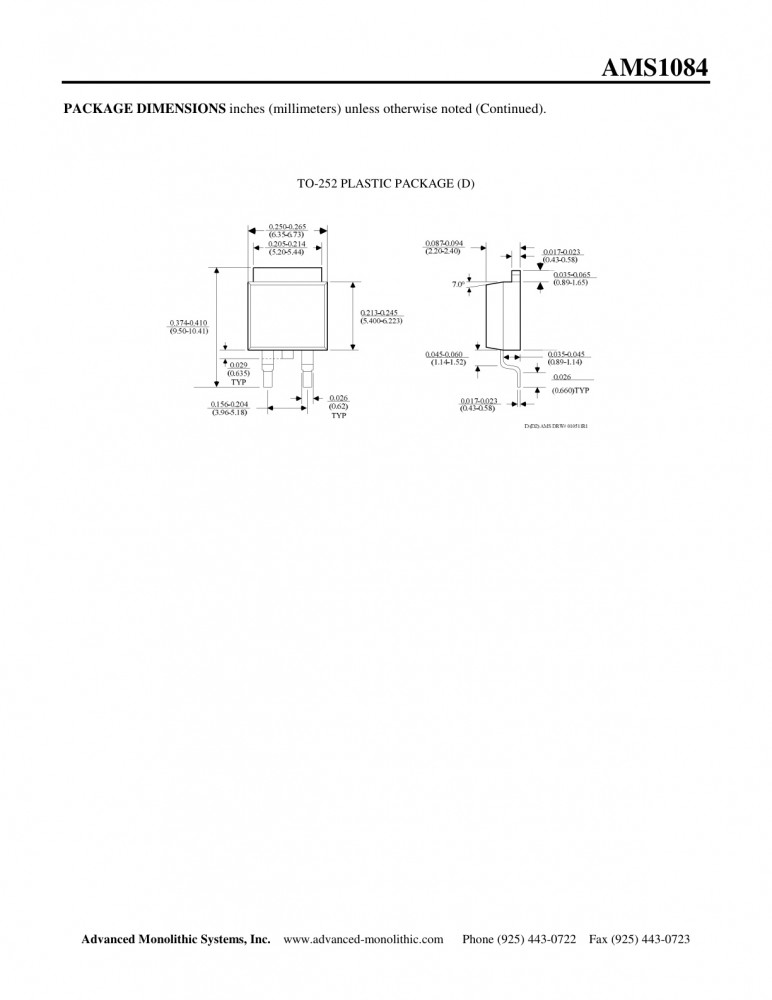 AMS1084 datasheet page 9