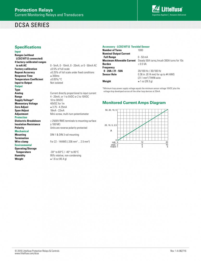 LCSC10T12 monitored current diagram