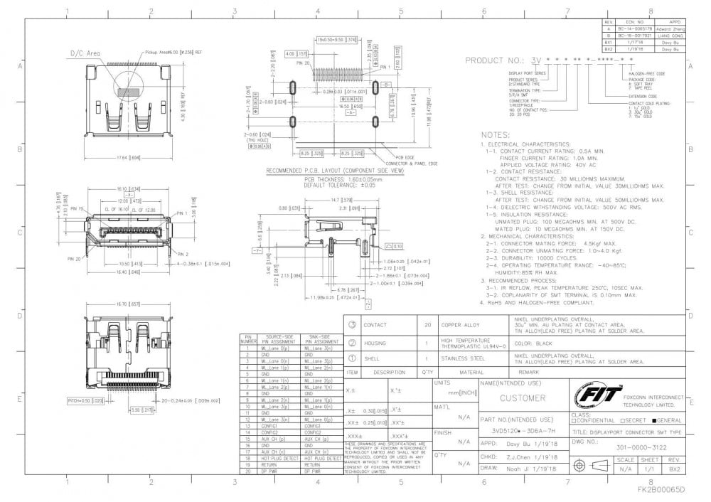 FOXCONN 3VD51203-3D6A-7H technical document preview