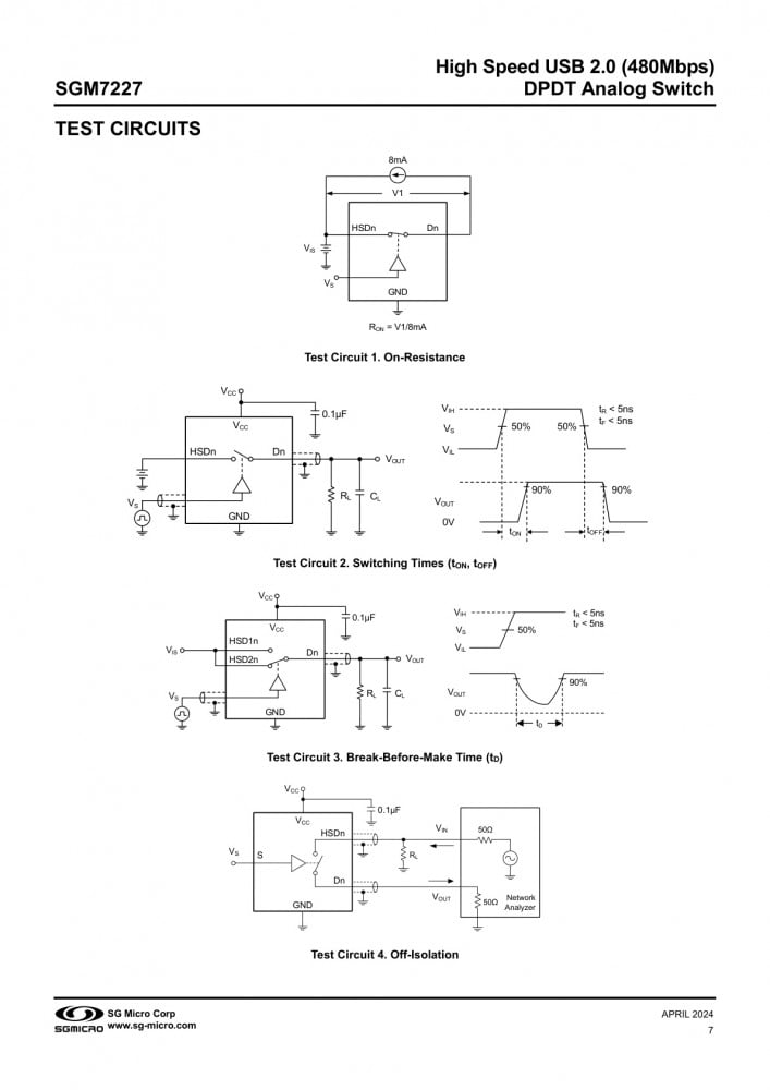SGM7227 datasheet page 7
