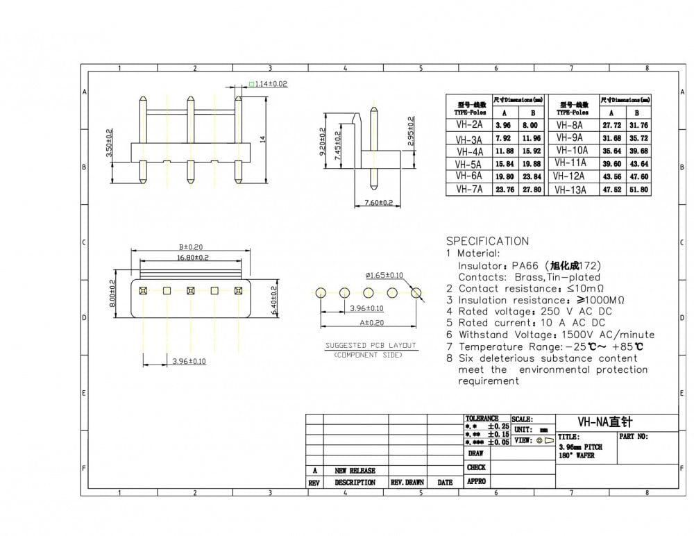 BOOMELE VH-7A technical document page 1