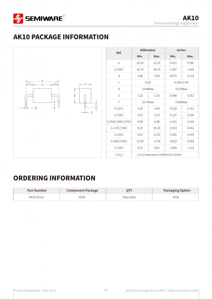 AK10 datasheet page 4