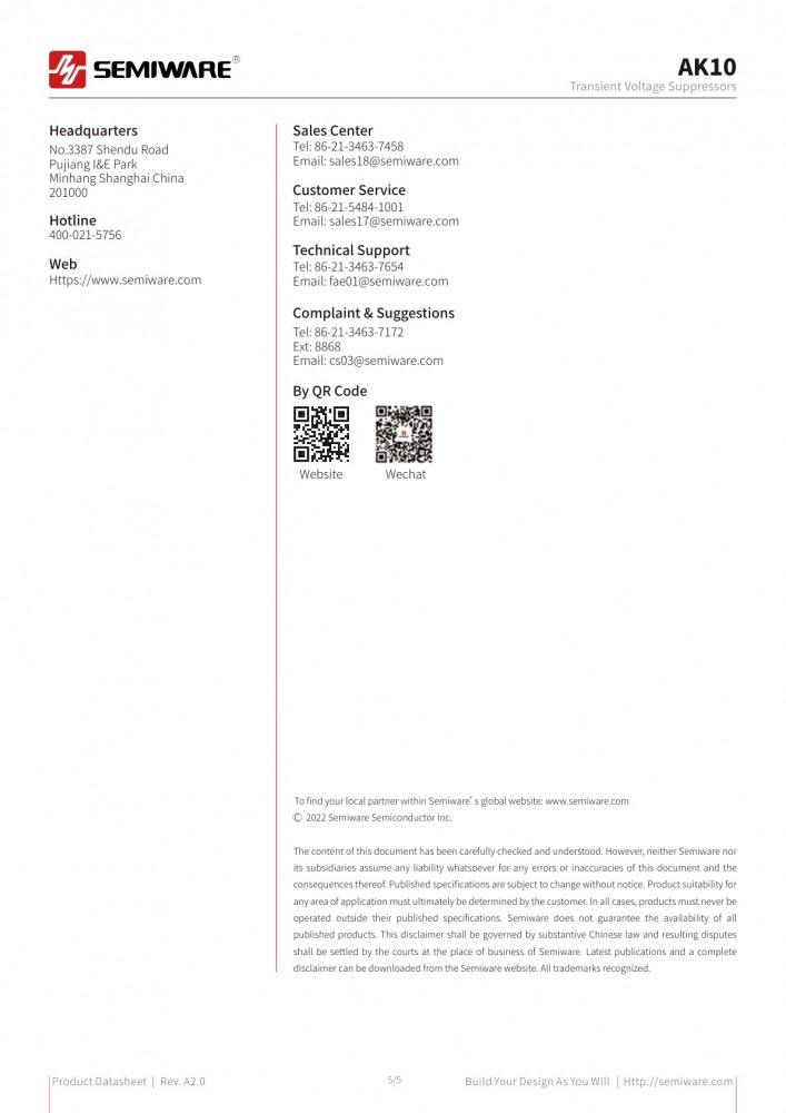 AK10 datasheet page 5