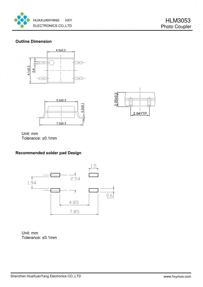 HLM3053 datasheet page 5
