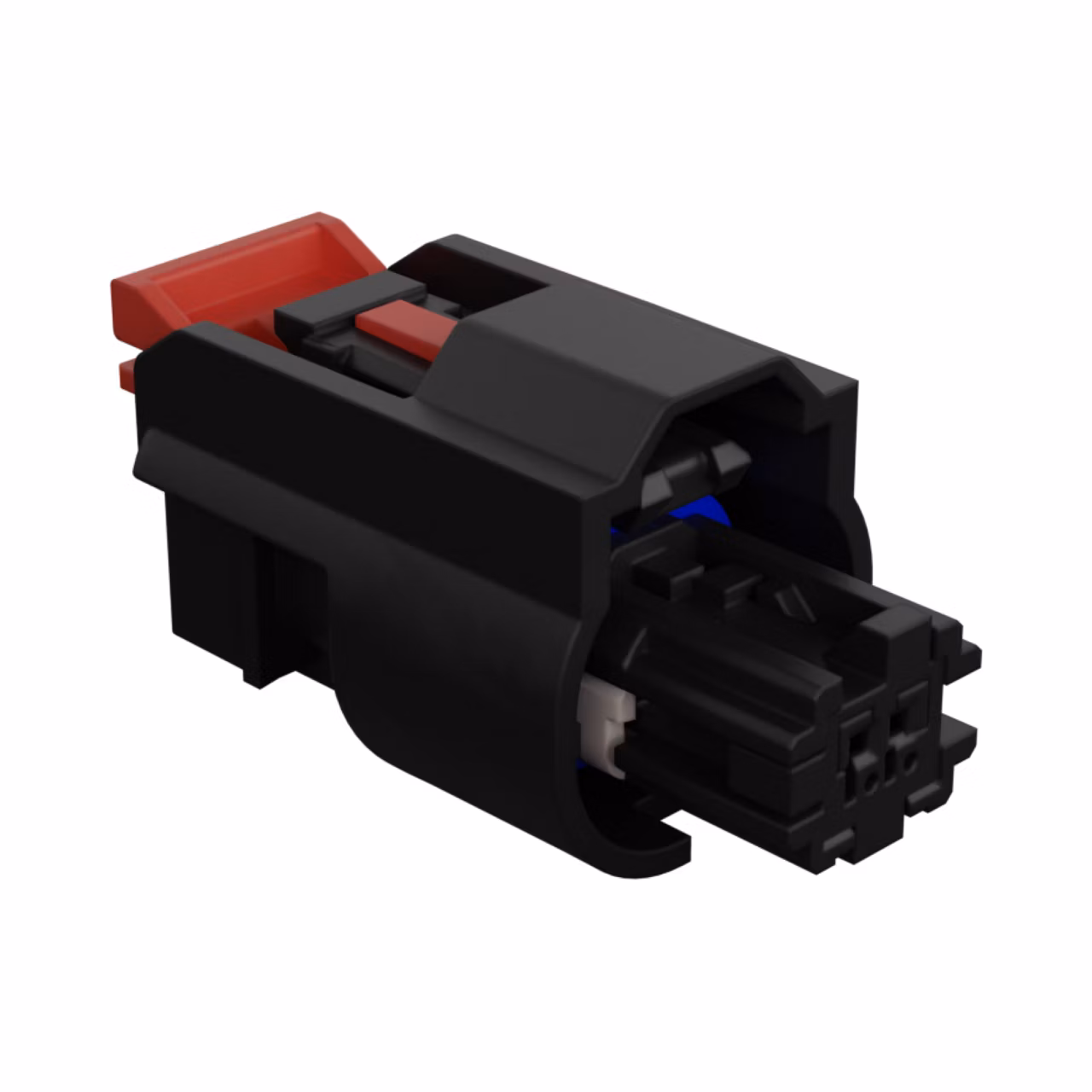 Mini50 Sealed Receptacle, Single Row, with CPA, 2 Circuits, Polarization  Option A, Black for sale