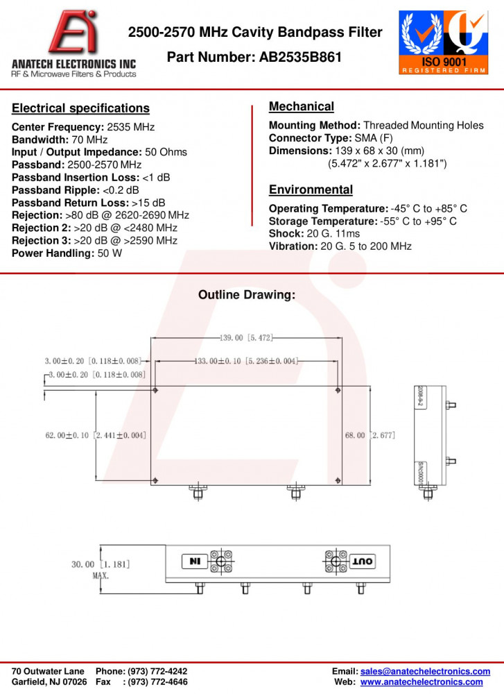 AB2535B861 technical document page 1