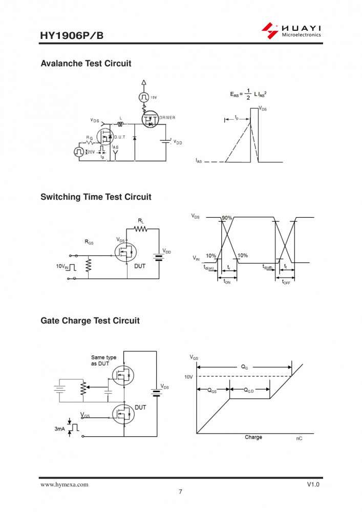 HY1906P datasheet page 7