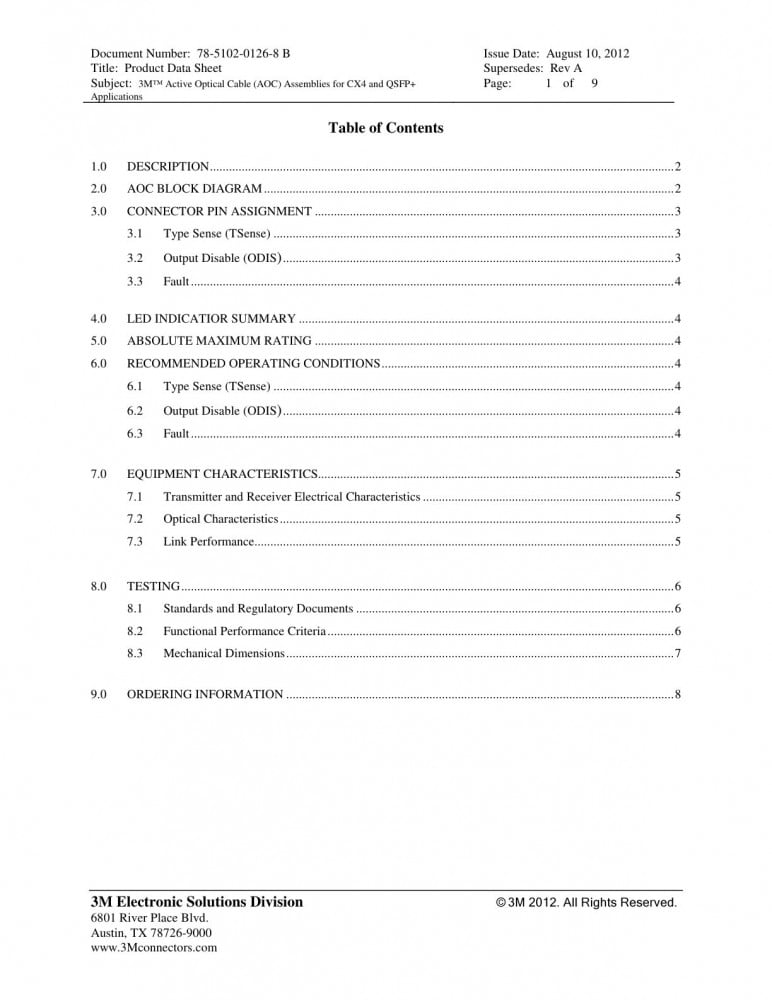3M 6A44-B0441-050.0-0 datasheet page 2