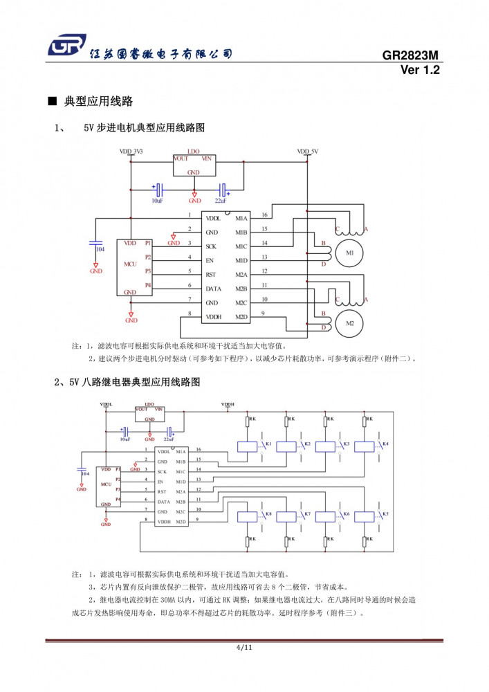GR2823M datasheet page 4