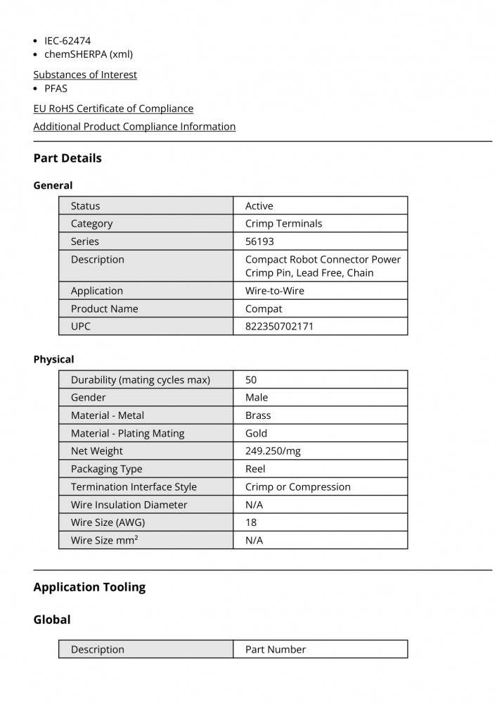 MOLEX 561934028 technical document image, page 2